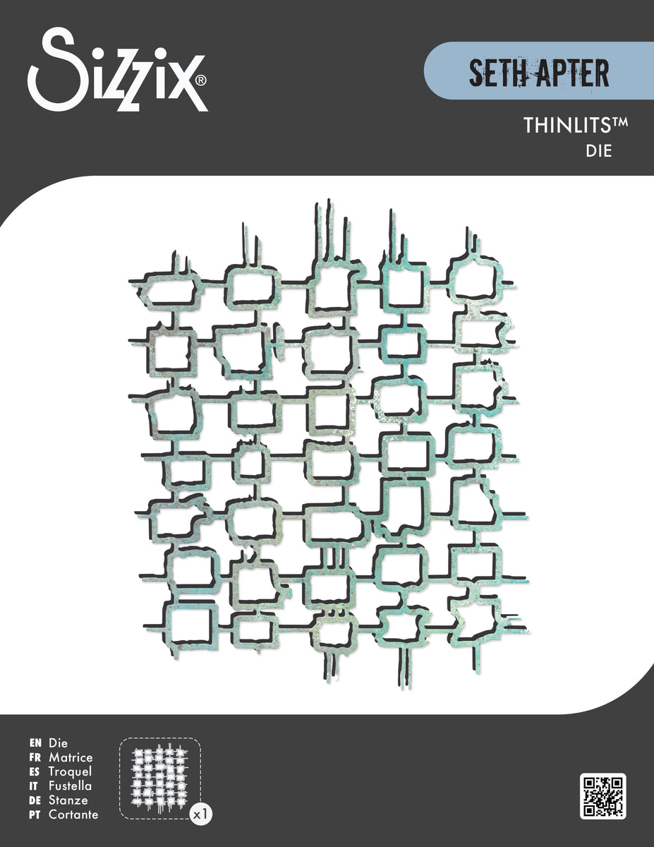 Sizzix Thinlits Die Set 1PK Waffles by Seth Apter (666910) – Everything Mixed Media
