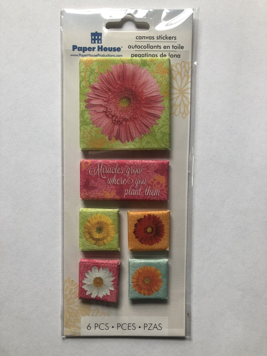 Paper House Productions Canvas Stickers Miracles Grow (STCA-003 ...