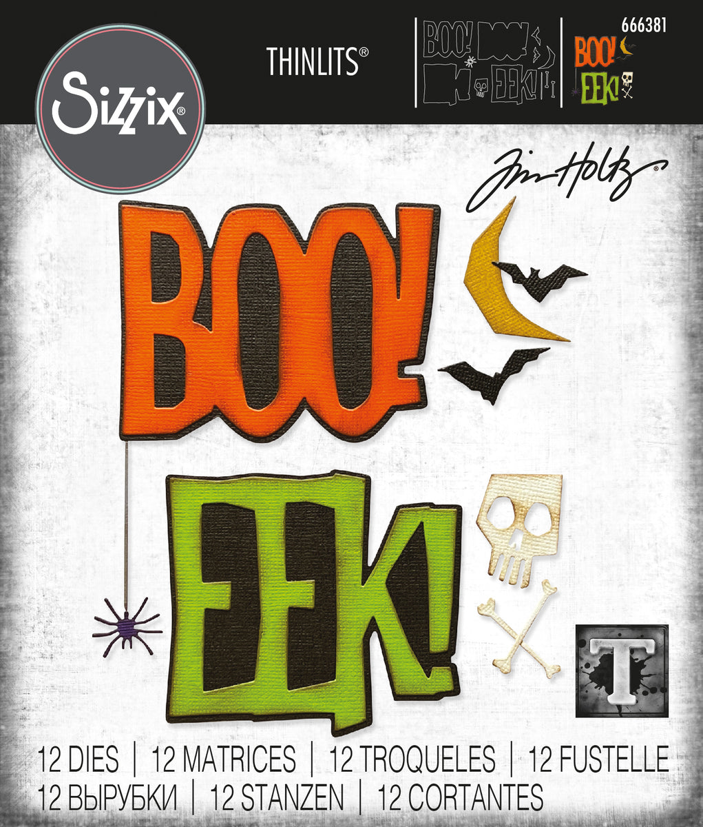 Sizzix Thinlits Die Set Big Frights by Tim Holtz (666381) – Everything ...