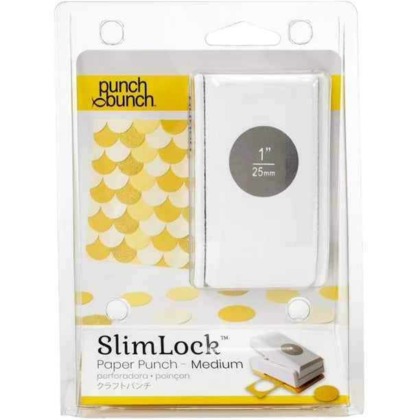 Punch Bunch Slim Lock Paper Punch 1" Circle (SL2) – Everything Mixed Media