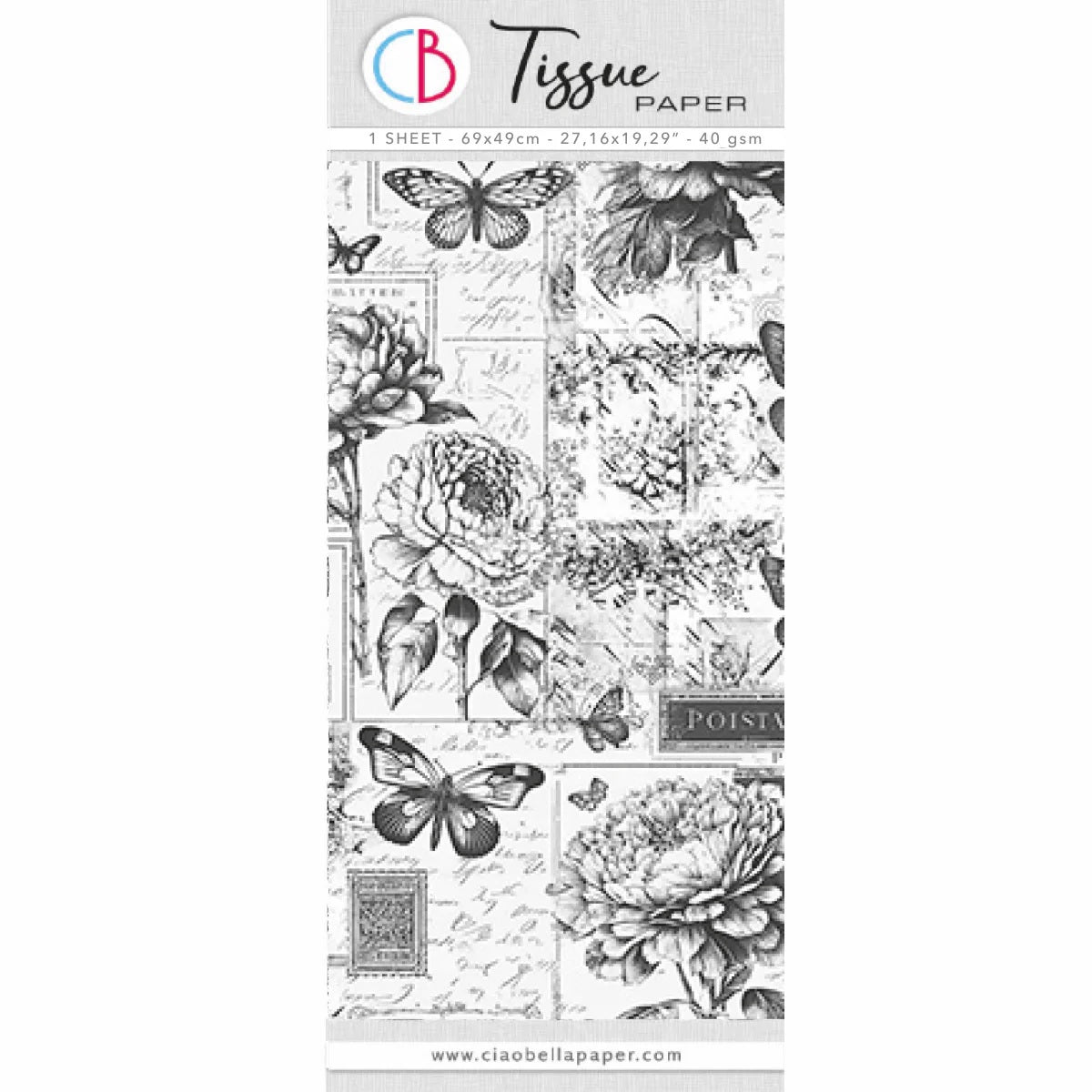 Ciao Bella Tissue Paper- Botany (HT027) – Everything Mixed Media