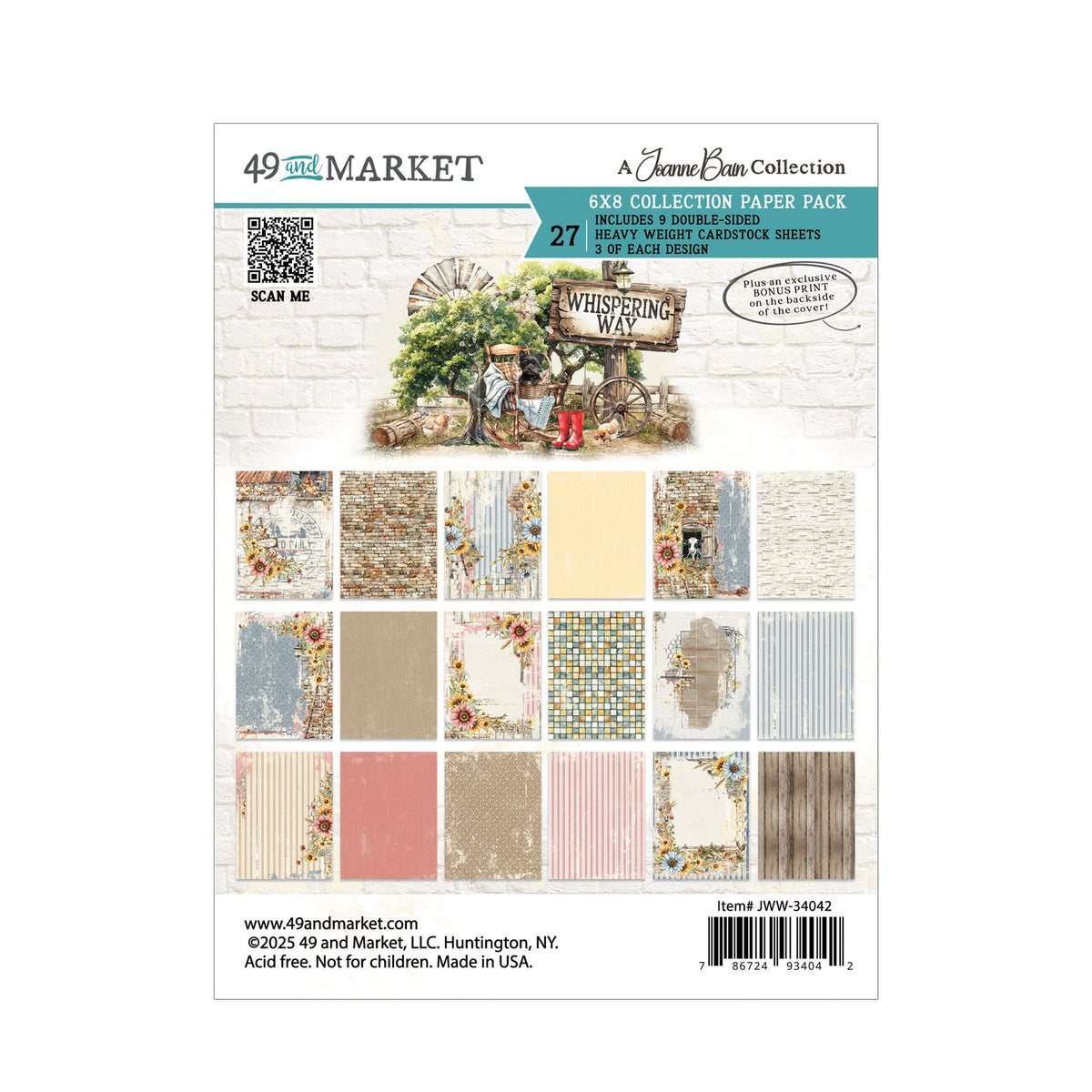 49 and Market - Whispering Way 6x8 Collection Pack (JWW-34042 ...