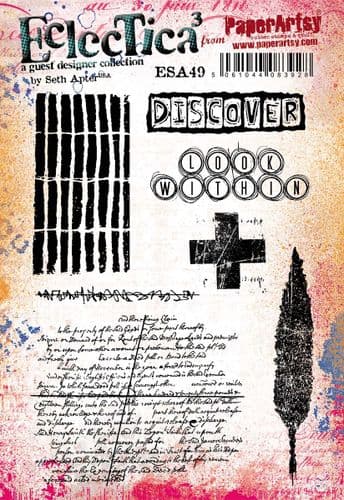 PaperArtsy Eclectica3 Rubber Stamp Set designed by Seth Apter (ESA49 ...