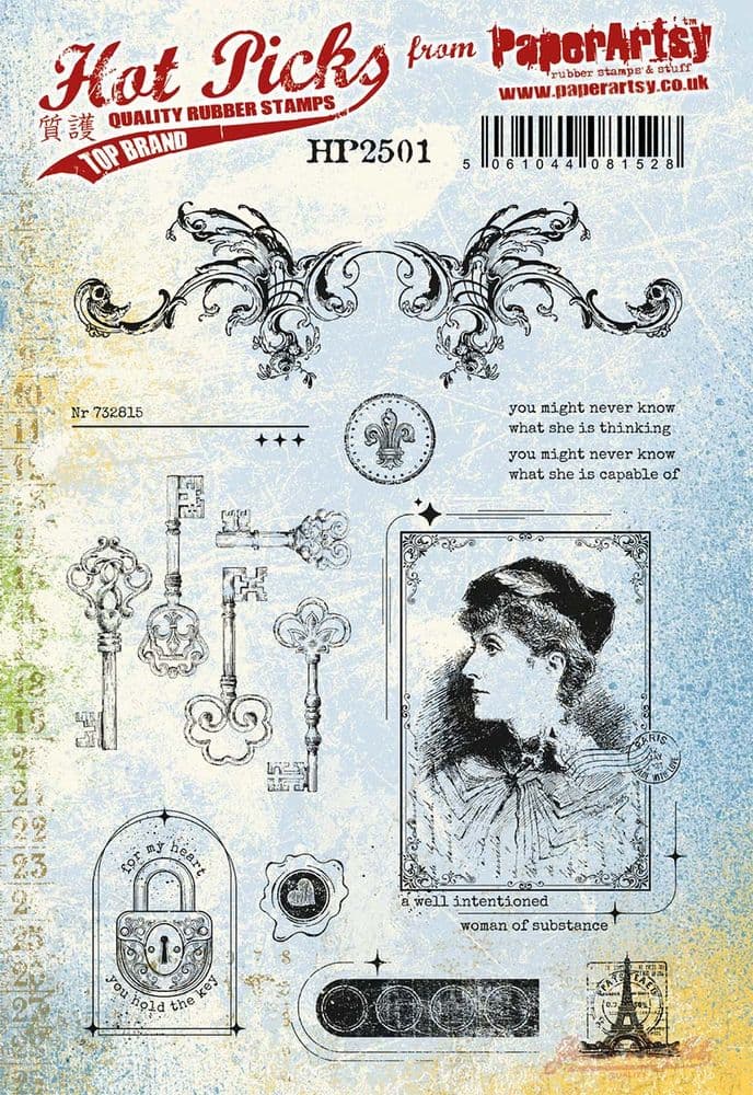 PaperArtsy Stamp Set Hot Picks (HP2501) – Everything Mixed Media