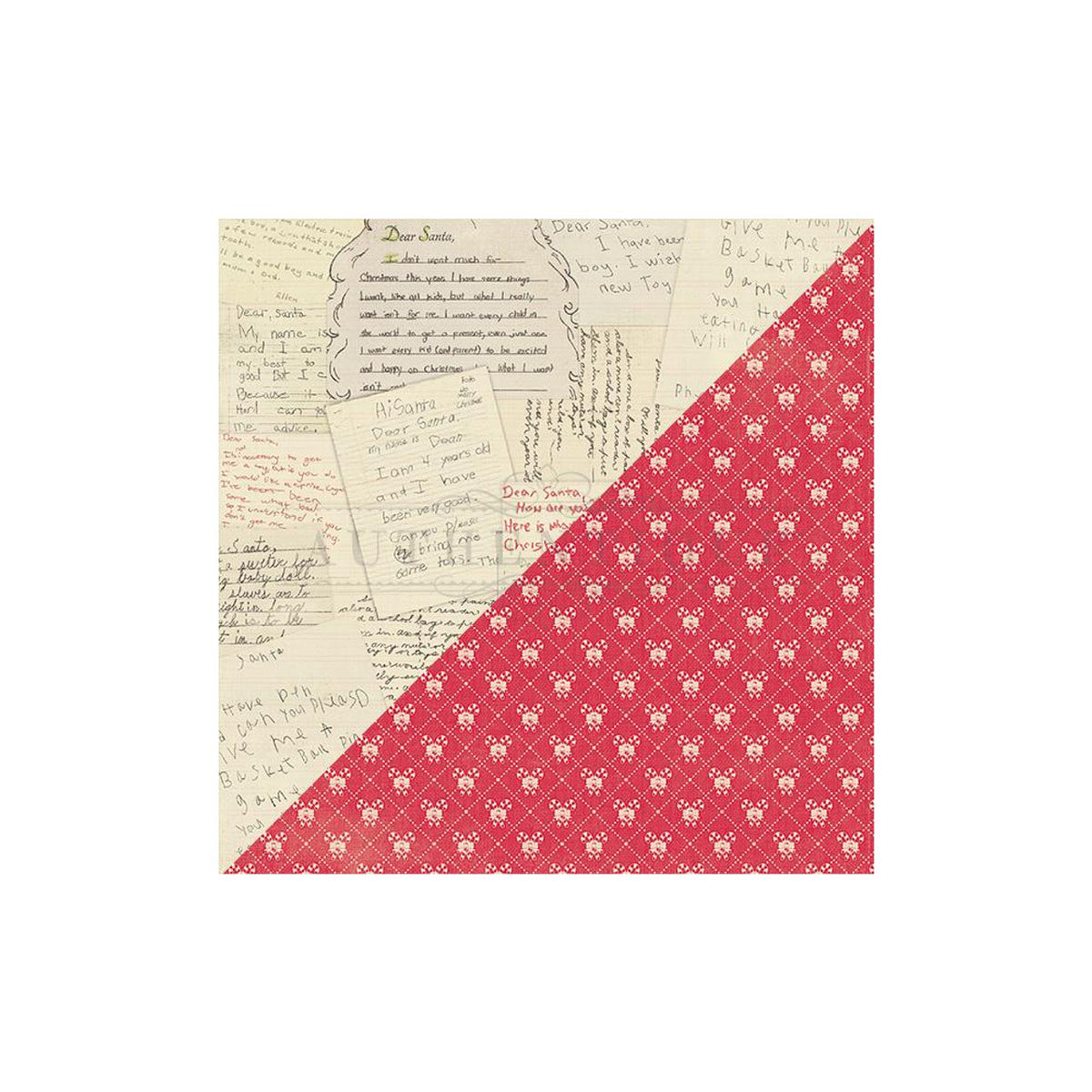 Authentique Vintage Christmas Collection 12x12 Scrapbook Paper Vintage ...