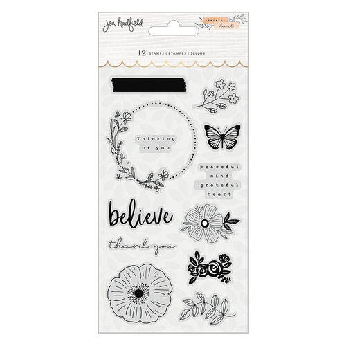 Jen Hadfield Peaceful Heart Clear Stamp Set (34008017) – Everything ...