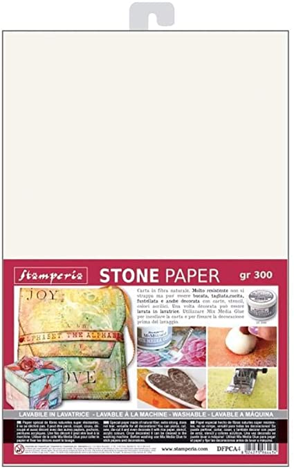 Stamperia Stone Paper A4 Size (DFPCA4) – Everything Mixed Media