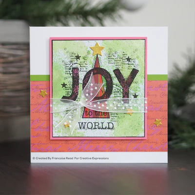 Woodware Craft Collection Clear Stamp Set Joy (FRS083) – Everything ...