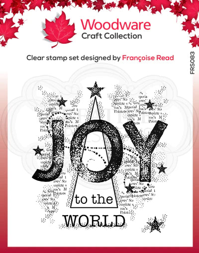 Woodware Craft Collection Clear Stamp Set Joy (FRS083) – Everything ...